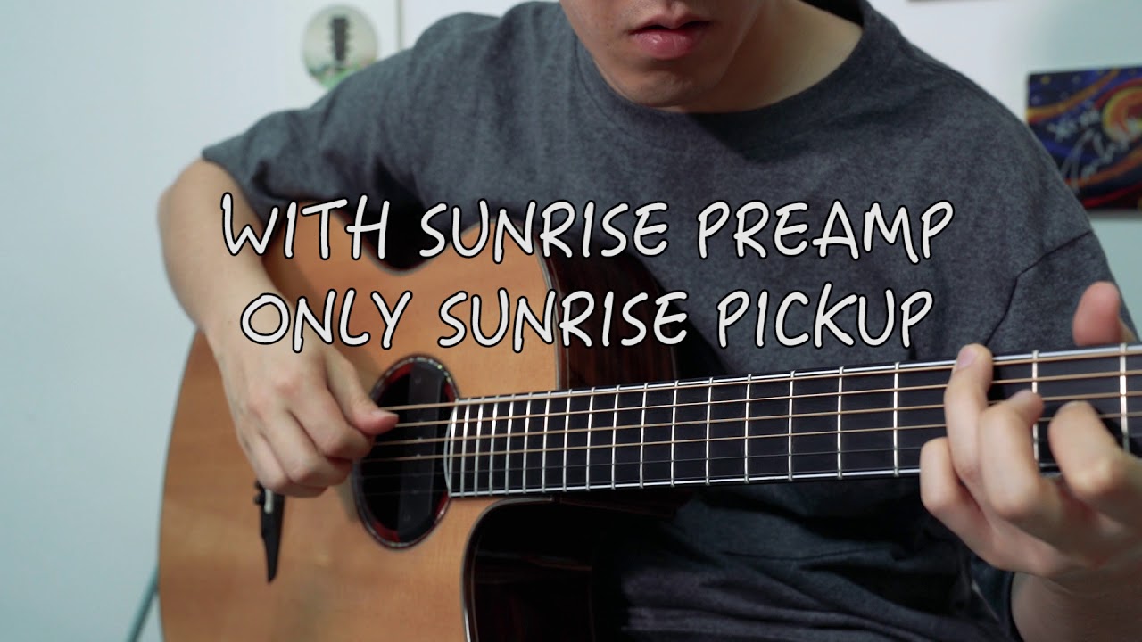 Sunrise Preamp + Sunrise Pickup - YouTube