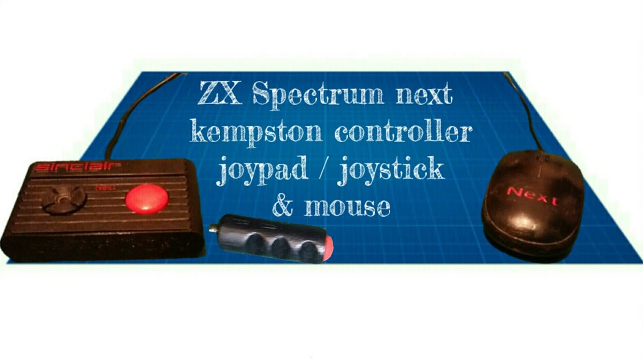 Sinclair ZX Spectrum Next, kempston controller joystick/joypad & mouse ...