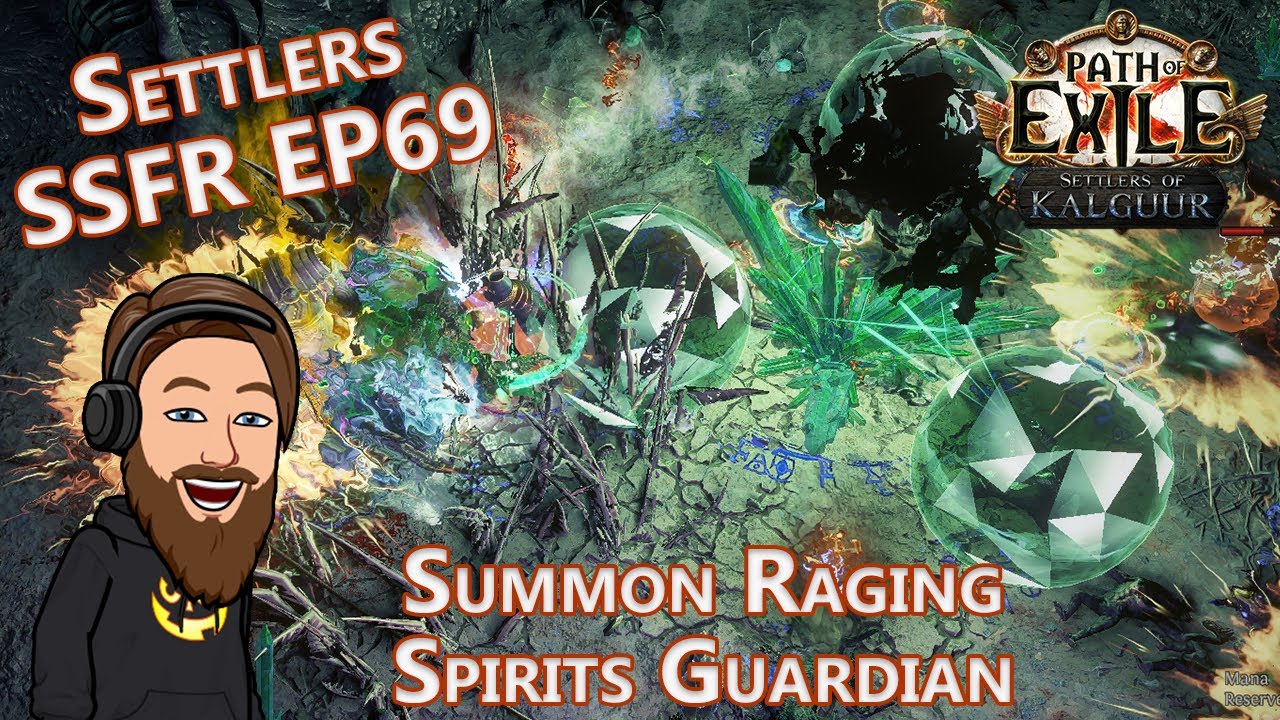 Hunting For Exarch Embers - Level 90 Summon Raging Spirits Guardian ...