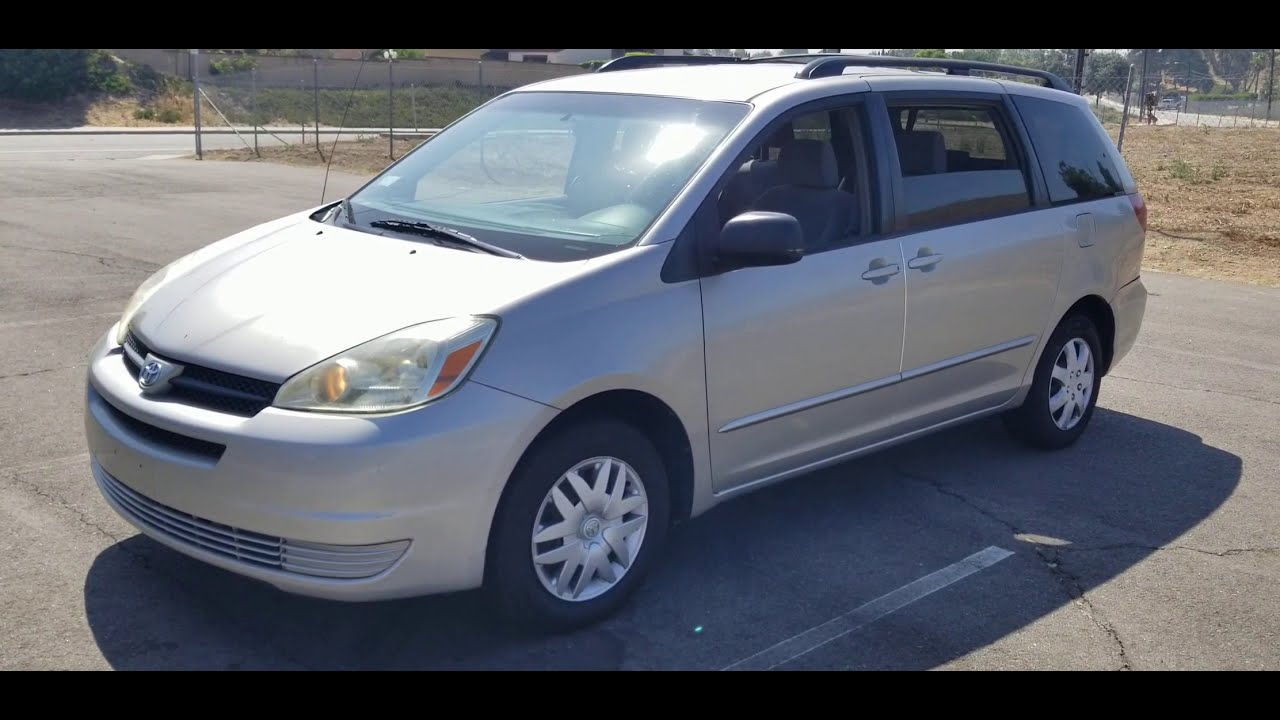 2004 Toyota Sienna LE Walk Through - YouTube