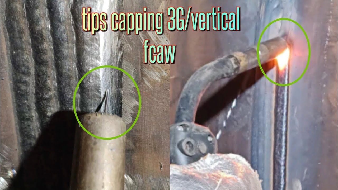 fcaw 3G/vertical capping technique #fcaw#vertical#3G#tutorial - YouTube