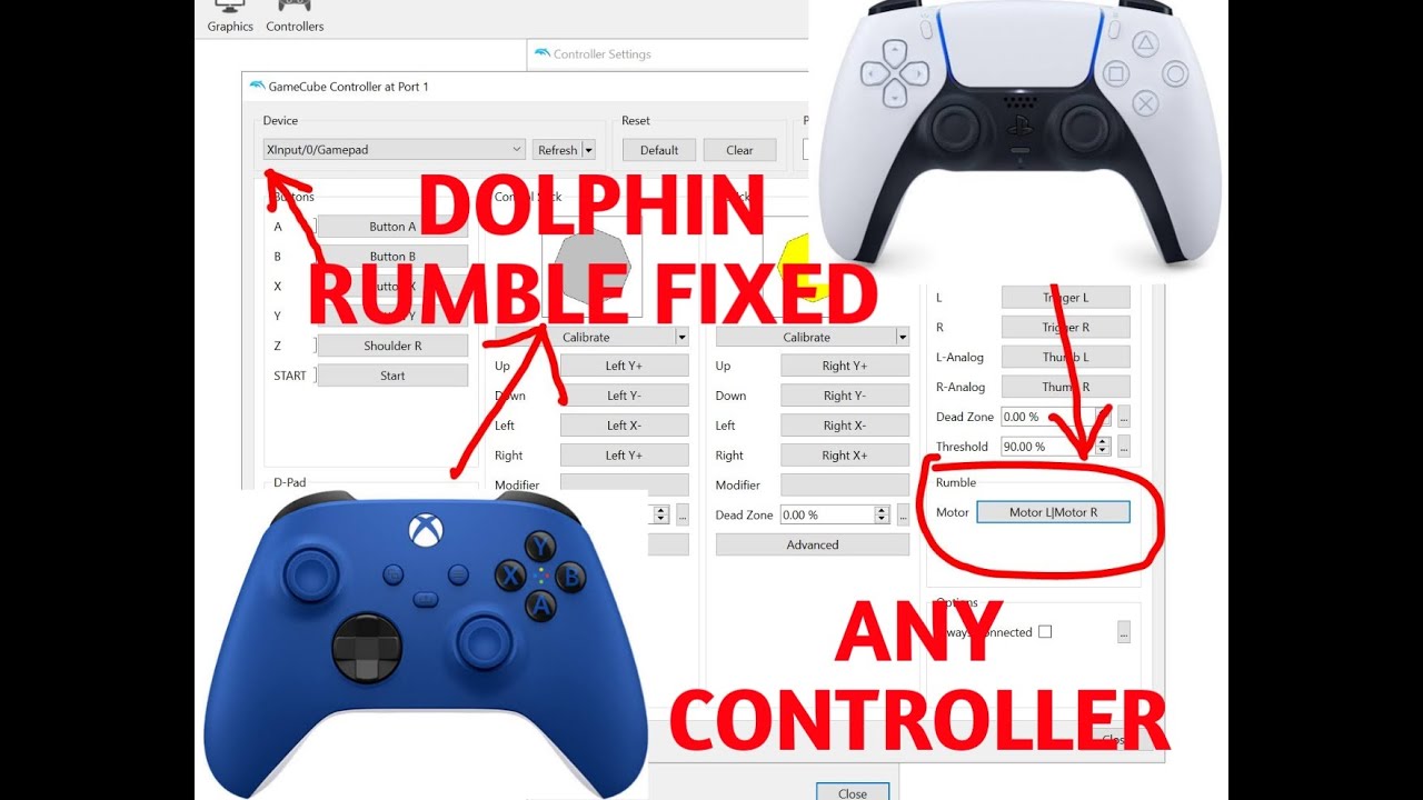 Dolphin Rumble/Vibration Not Working on PC [FIXED] All Controllers ...