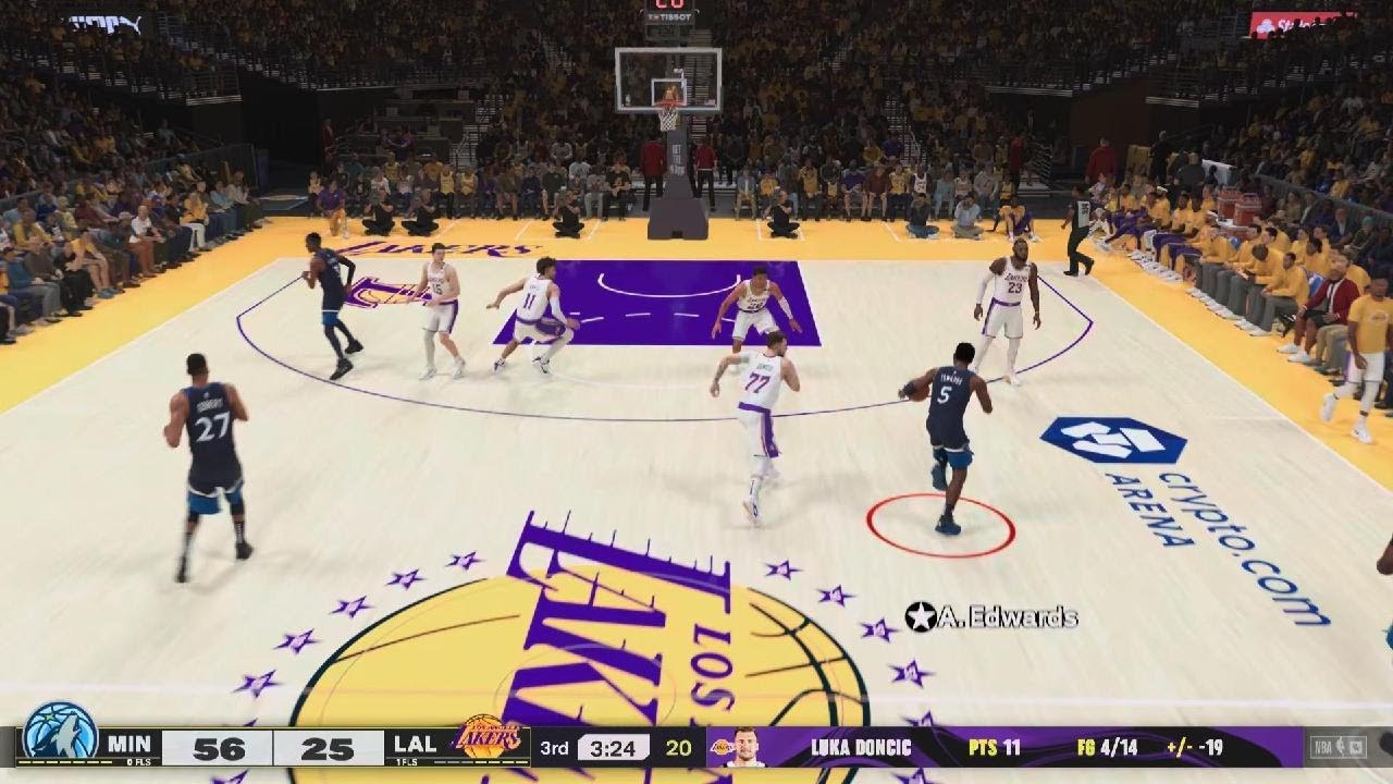 NBA 2K25 Luka Dropped and ANT Dunks - YouTube