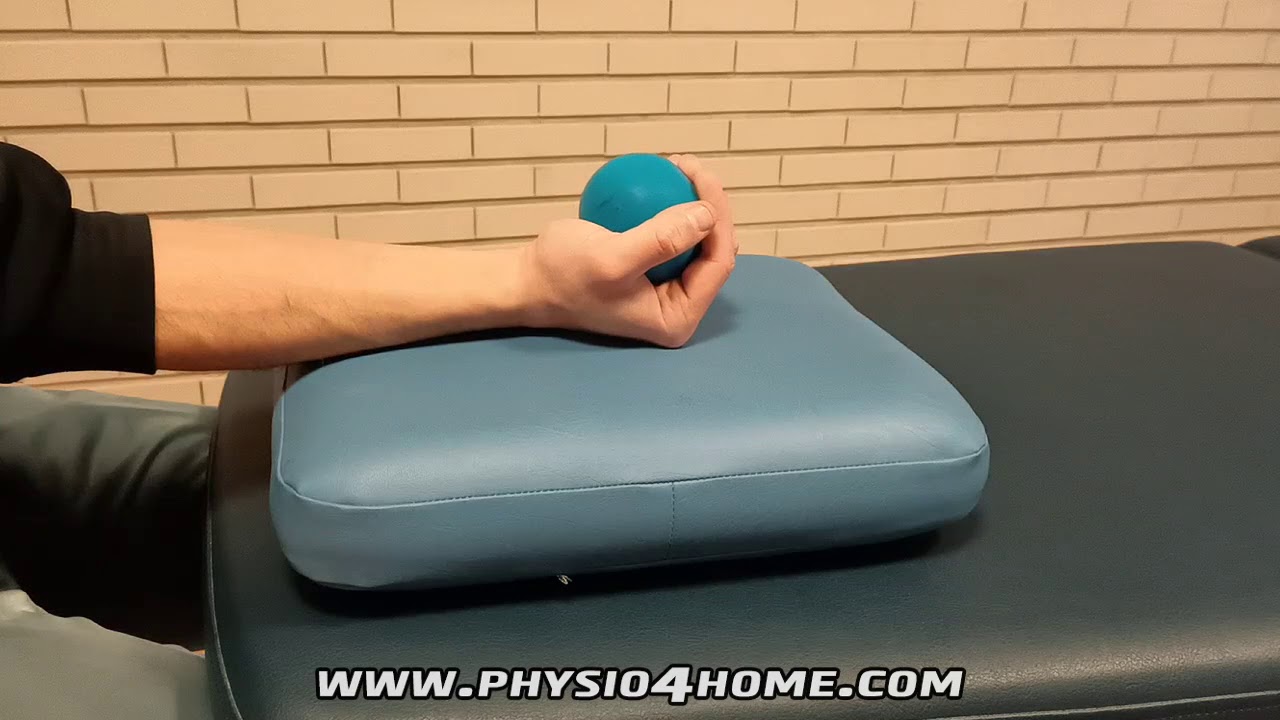 2 .Strengthen, Isometric and Isotonic, Ball Grip Squeezes (2) - YouTube
