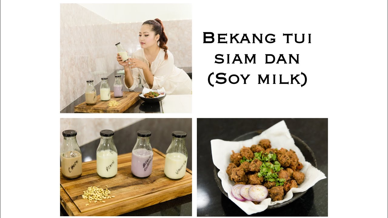 Bekang Tui (soyamilk) siam dan | Bekang pakora recipe awlsam | Sarah ...