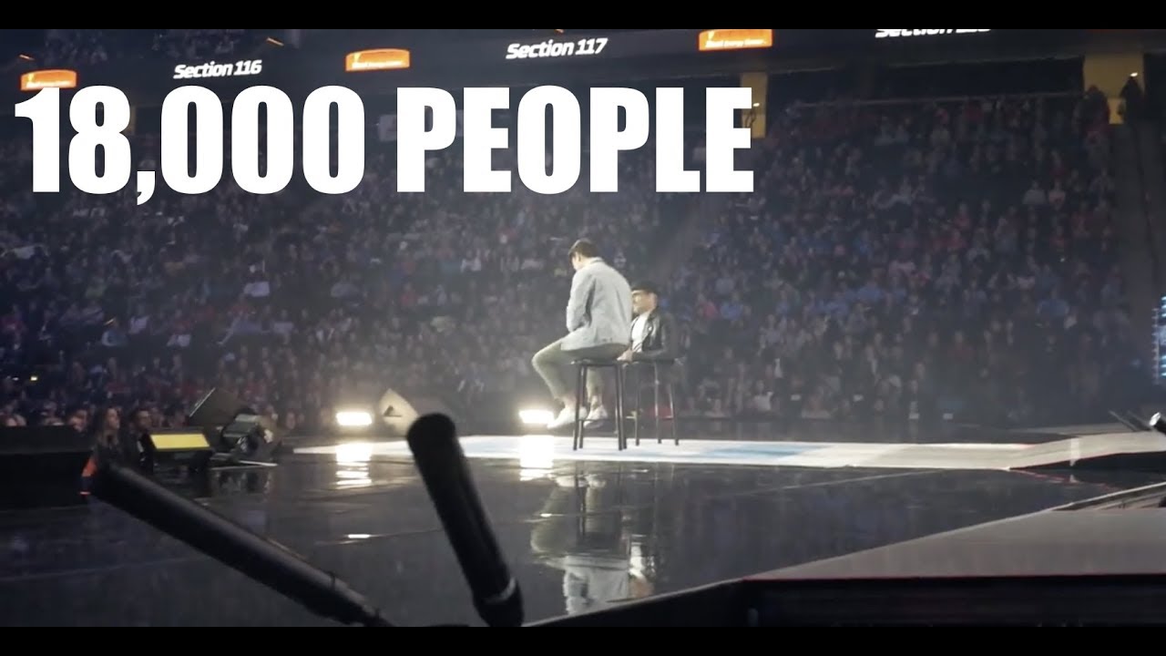 I SPOKE TO 18,000 PEOPLE!!! VLOG#3 - YouTube