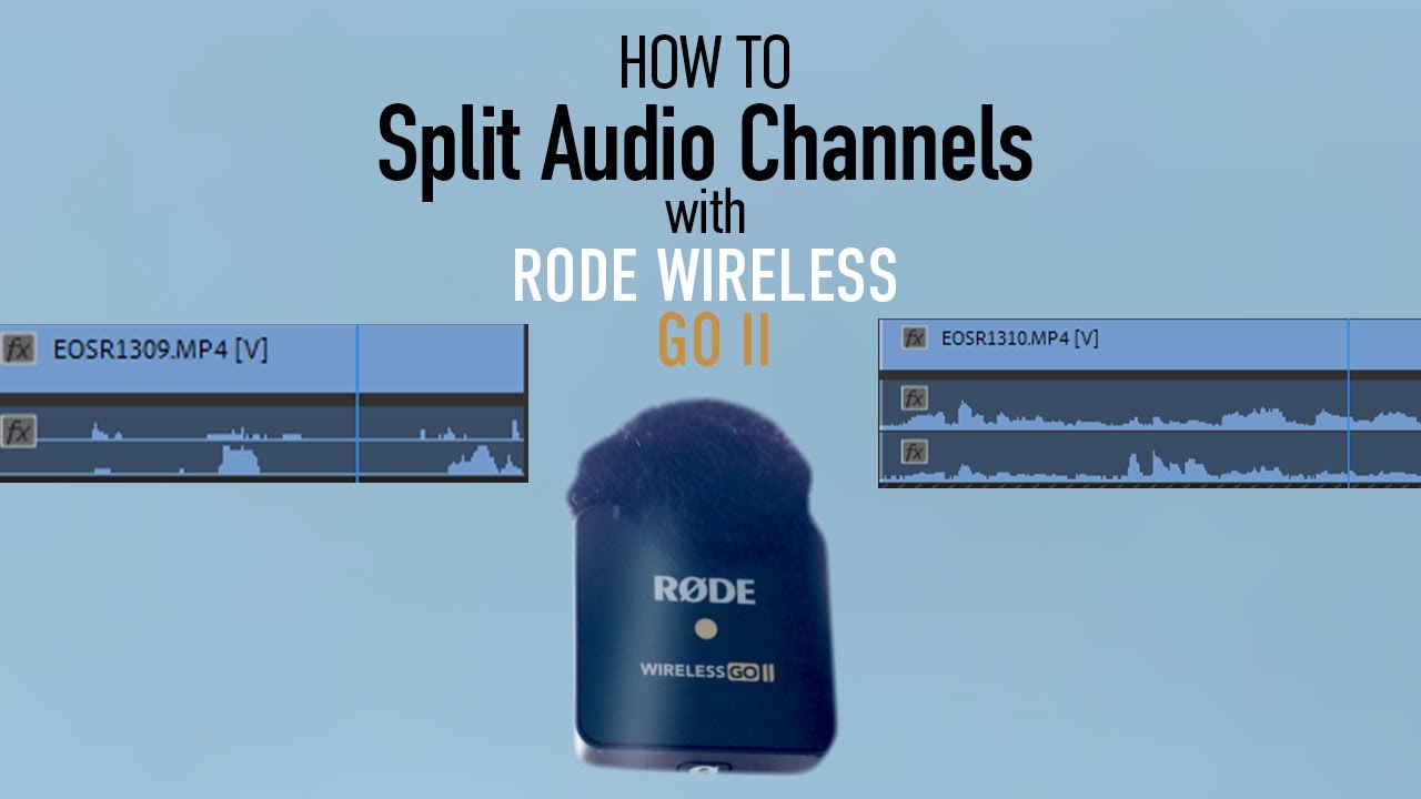 Split Audio from Your Rode Wireless Go II - YouTube