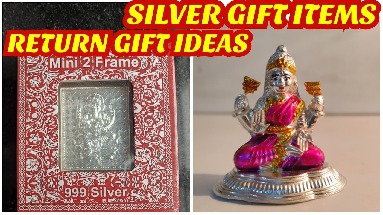 Silver Return Gift Ideas | Latest silver gift items | Silver return ...