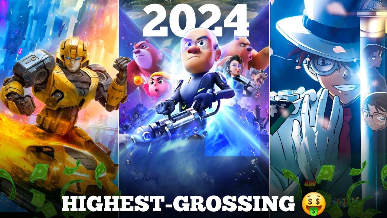 Top 10 Highest Grossing Animated Movies of 2024 | FlickBro - YouTube