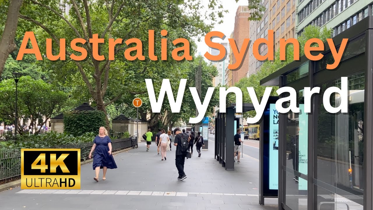 【4K Walk】Walking around Wynyard in Sydney Australia 2023 - YouTube