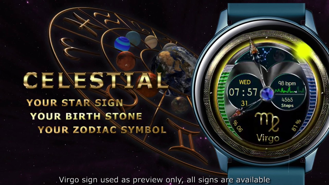 Celestial Watch Face - Samsung Galaxy Watches - YouTube