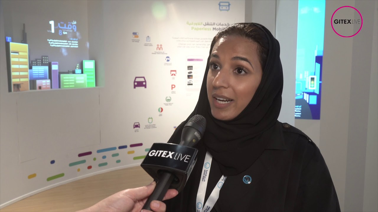 Alia Al Mur from DUBAI NOW talks to GITEX Live at GITEX 2019 (Arabic ...