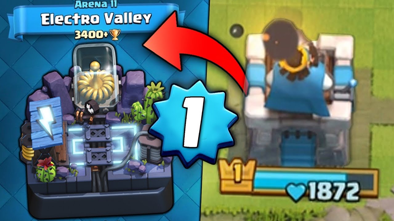 LEVEL 1 NOOB IS BACK! HUNT TO 3400+ ELECTRO VALLEY! | Clash Royale ...