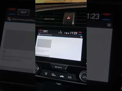 How to watch youtube videos on your Honda civic turbo without software edit #hondacivic #fk #turbo
