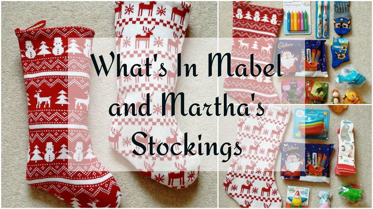 Stocking Fillers 2016 | What's In Mabel and Martha's Stocking | Nichole ...