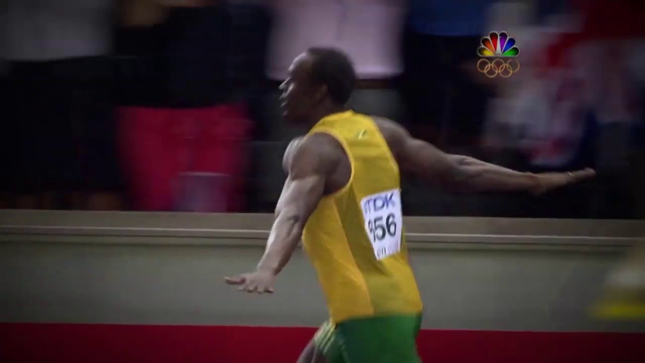 Usain Bolt Does The Hustle - YouTube