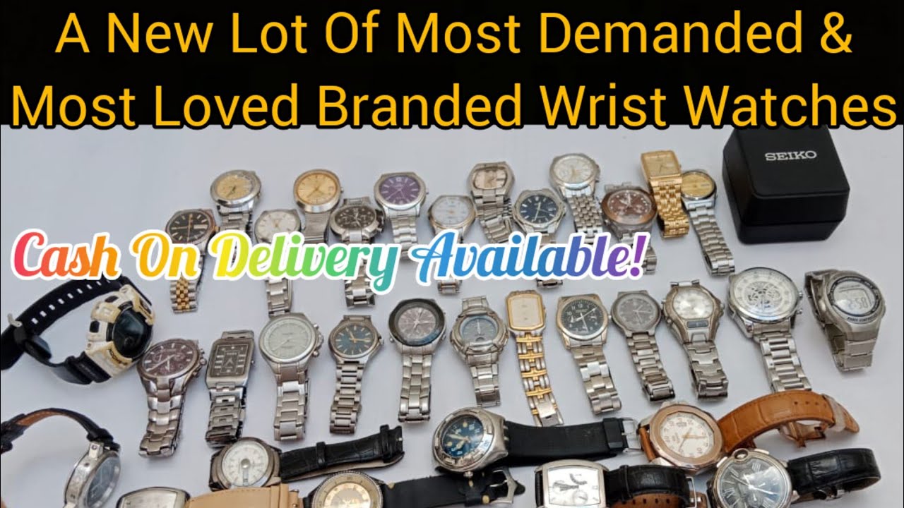 Most Demanded Wrist Watches Lot | Classic Watches - YouTube