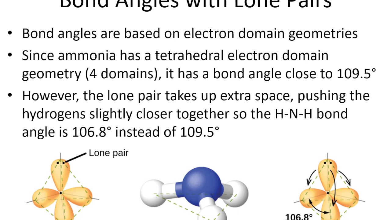 4.6C-More Bond Angles and Multi Center Molecules - YouTube