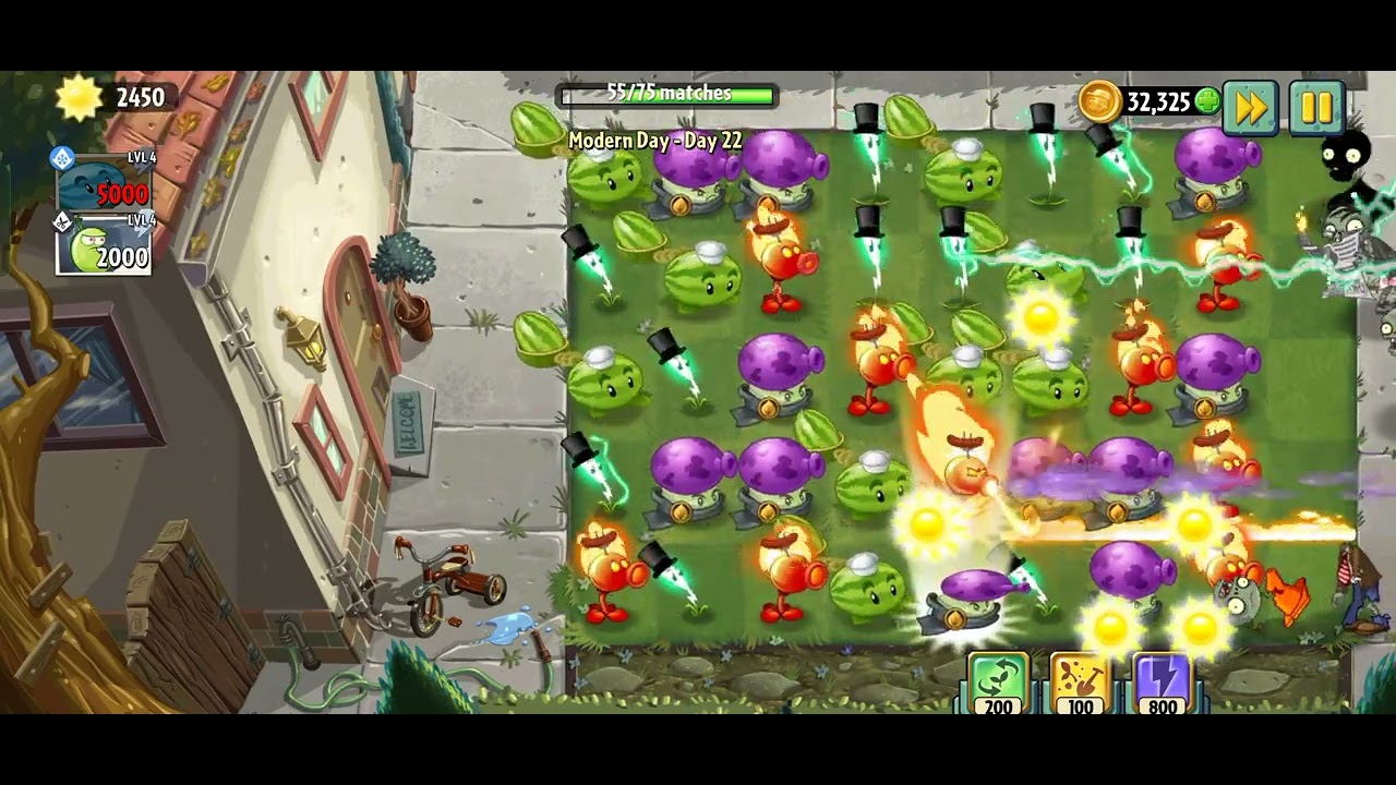 Plants vs Zombies 2 / Adventure / Modern Day Level 22th ...