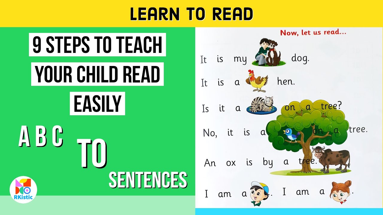 9 Steps to Teach Your Child Read Easily | बच्चों को English Reading ...