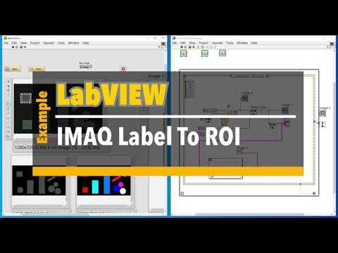 LabVIEW #EP4 IMAQ label to ROI (update) - YouTube