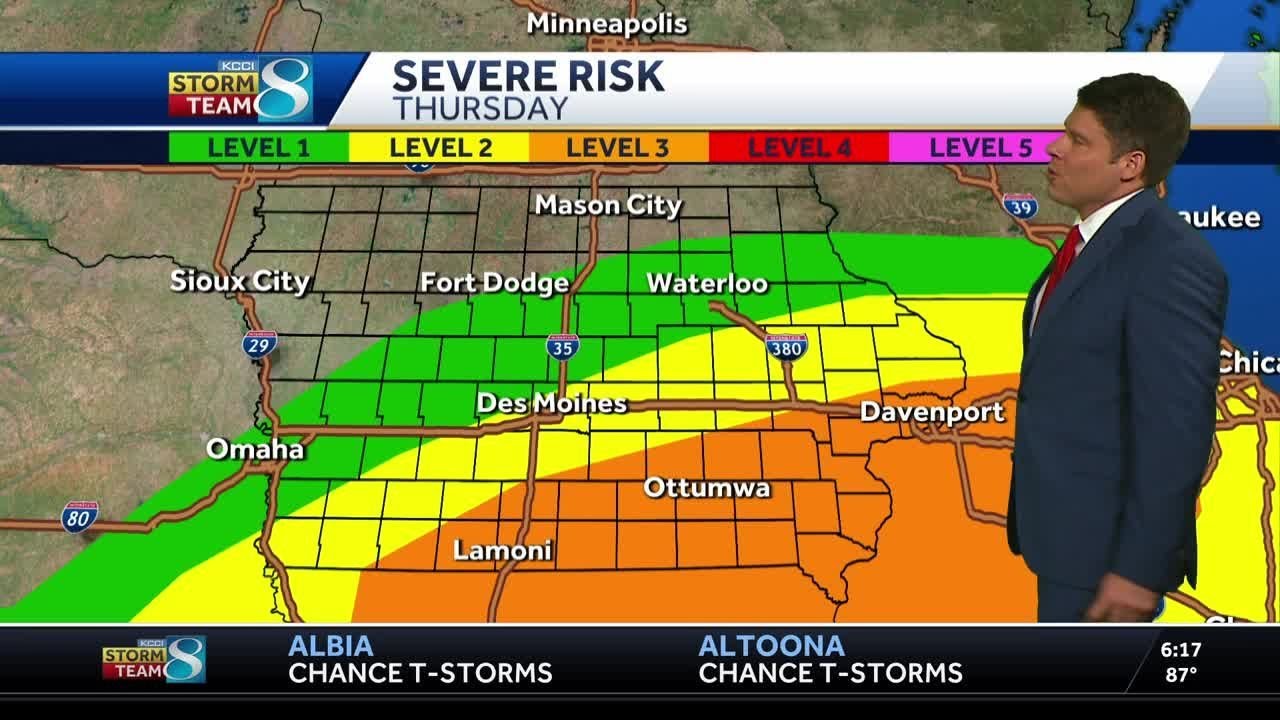 Iowa weather: Multiple rounds of strong storms headed our way, along ...