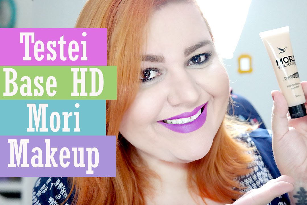 Testei: Base HD Mori Makeup - YouTube