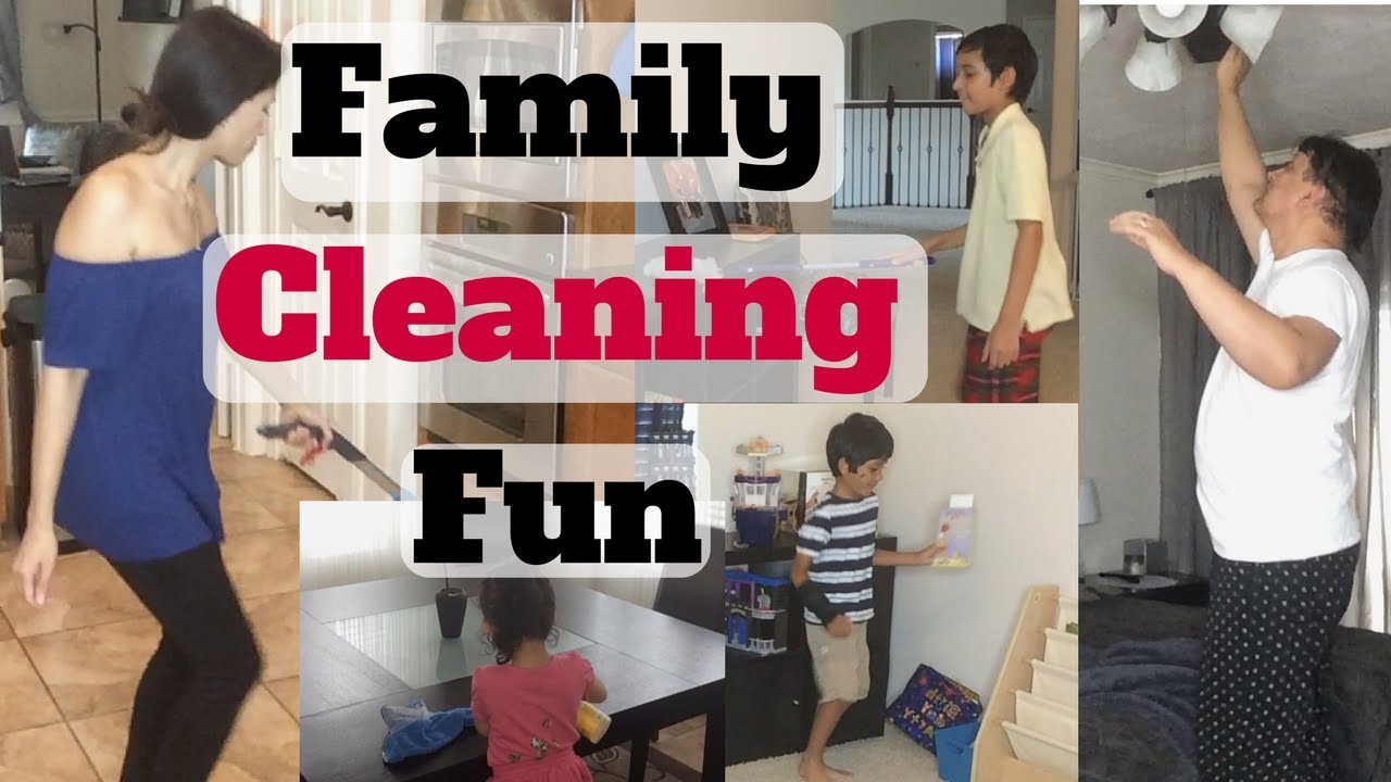 How to Enjoy Cleaning With Your Family | Family Cleaning FUN! | Flylady ...