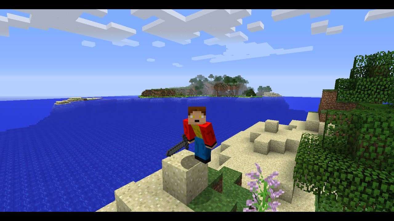 Minecraft MinePixel: Exploring the Islands Of MinePixel Ep 1 - YouTube