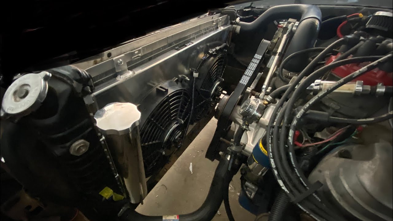 SVE DUAL ELECTRIC FAN INSTALL ON THE 85 FOX BODY MUSTANG - YouTube