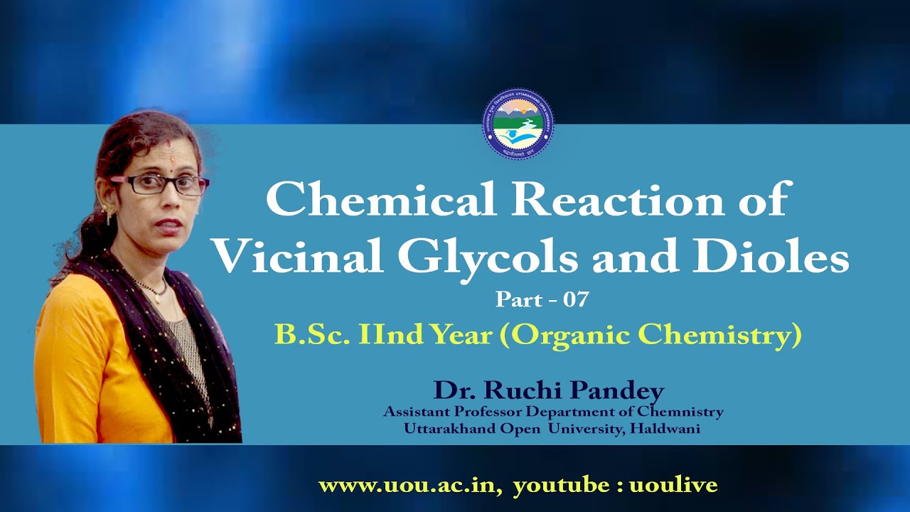Chemical reaction of vicinal glycols and dioles Part 7 - YouTube
