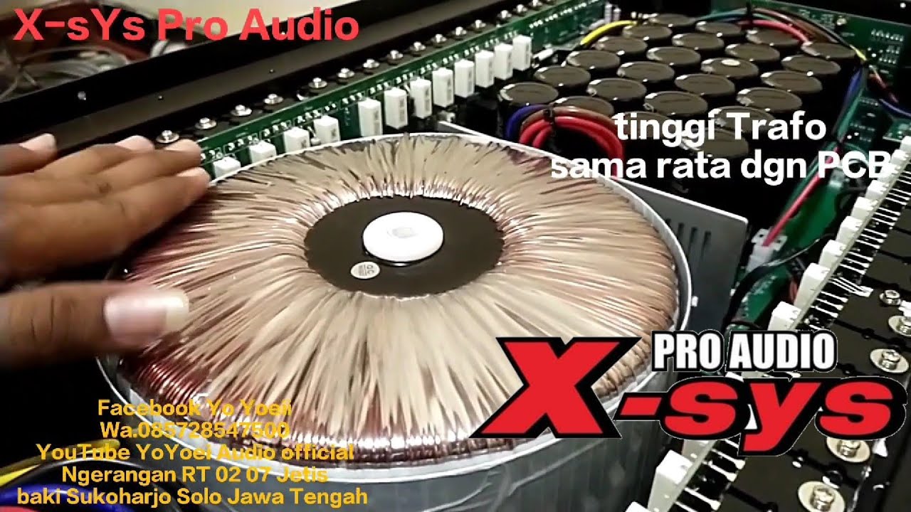Review power subwoofer X-SYS PRO AUDIO T8000 #power - YouTube