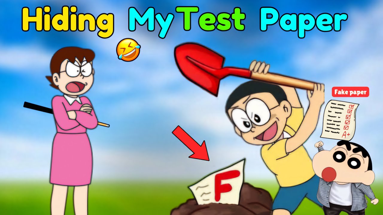 Nobita’s Biggest Mistake! Hiding Test Paper from Mom! 😨 Roblox😂 - YouTube