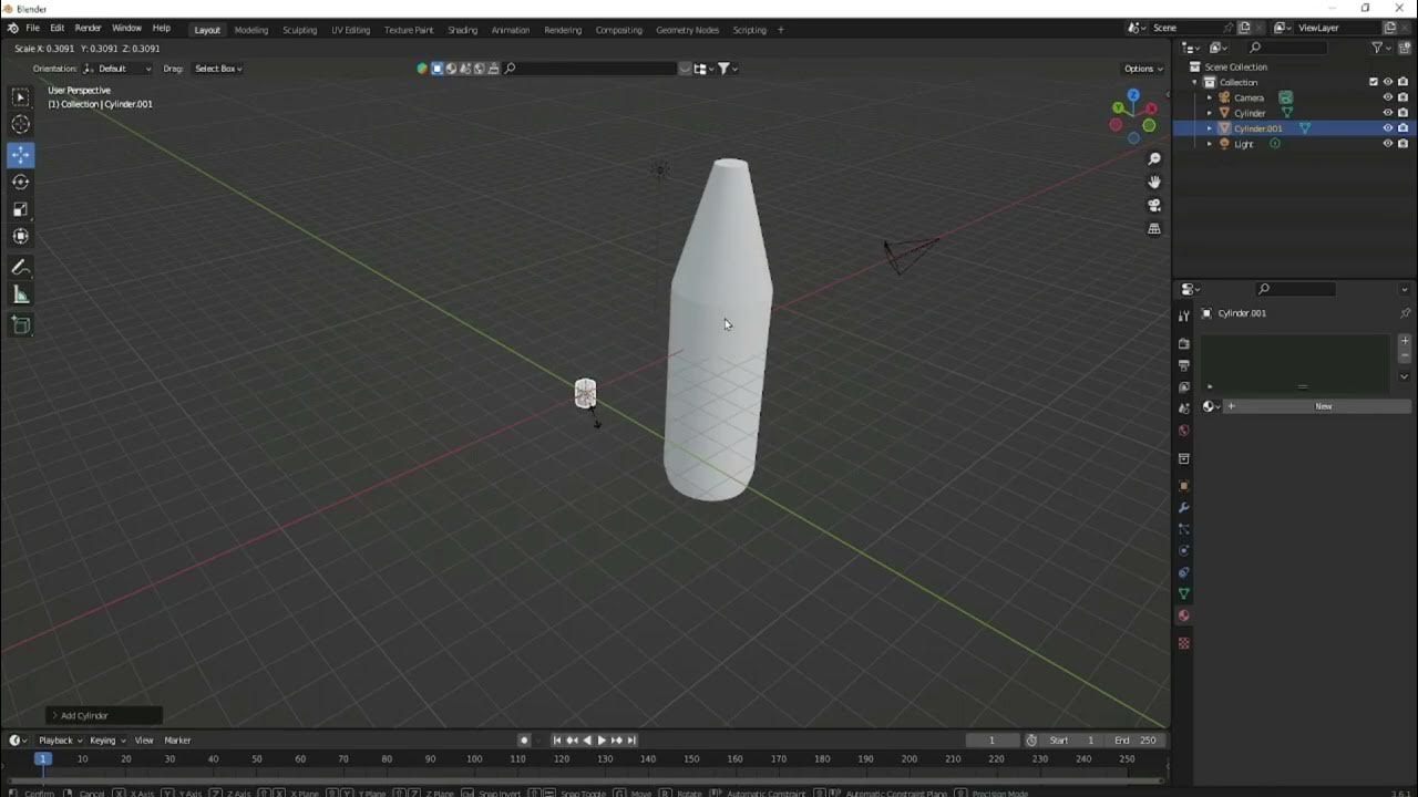 Bottle Making in Blender Part 1 - YouTube