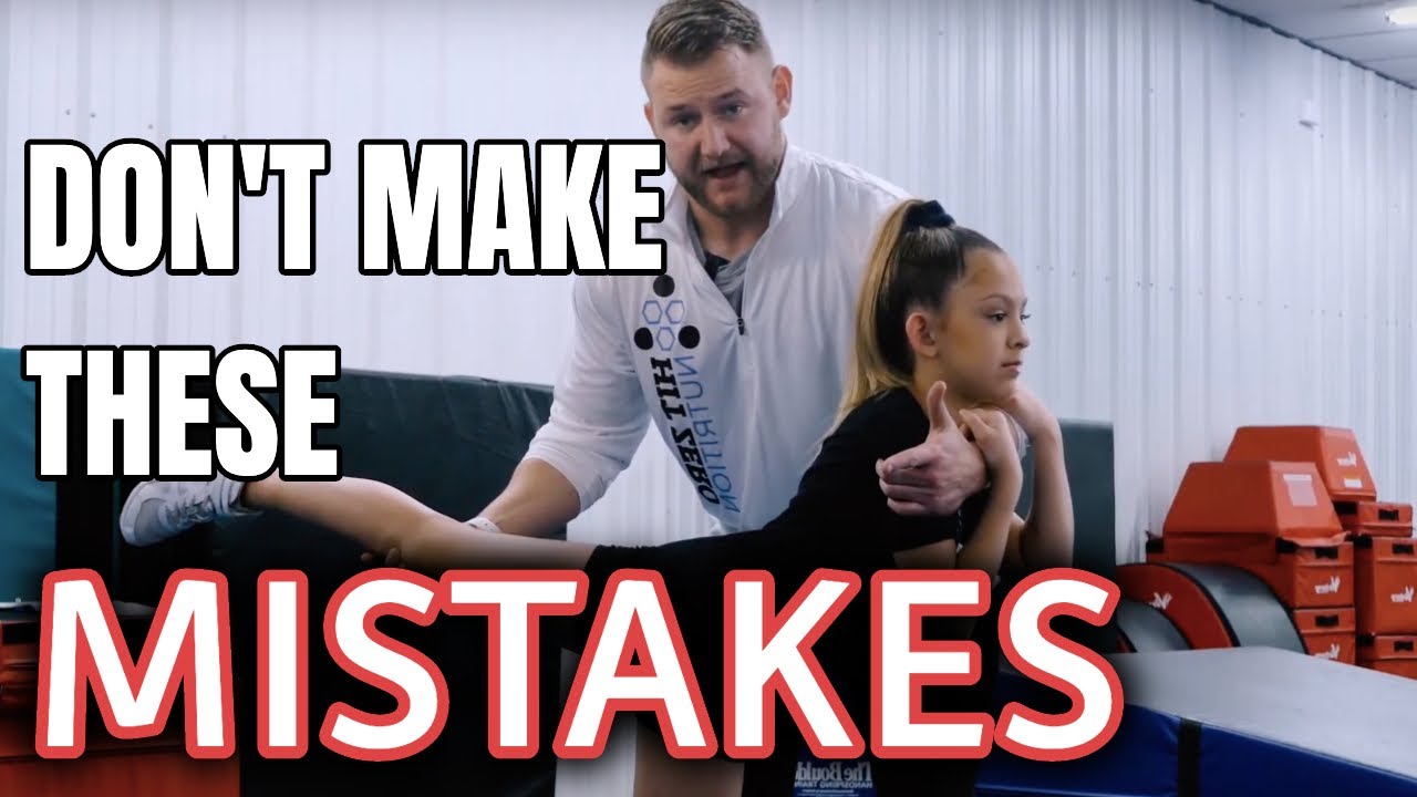 Fixing common mistakes when stretching flyers - YouTube