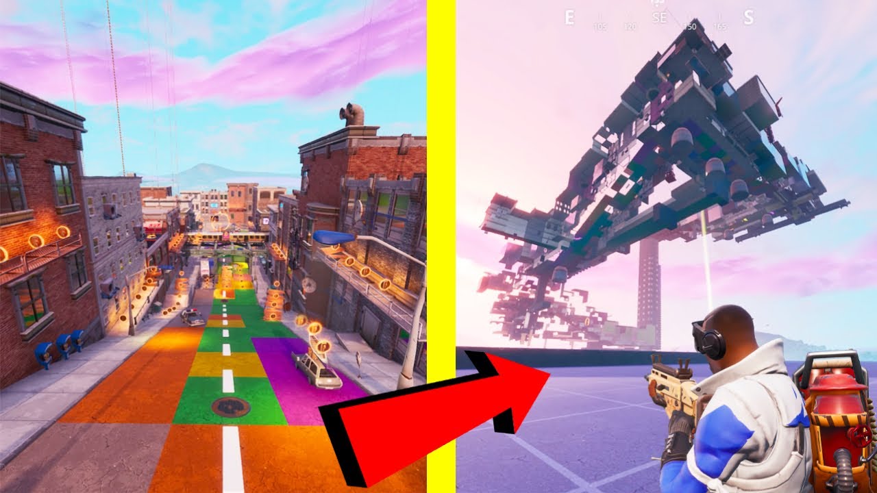 DEBAJO MAPA en Entrega en el Centro - Fortnite Temporada 9 - YouTube