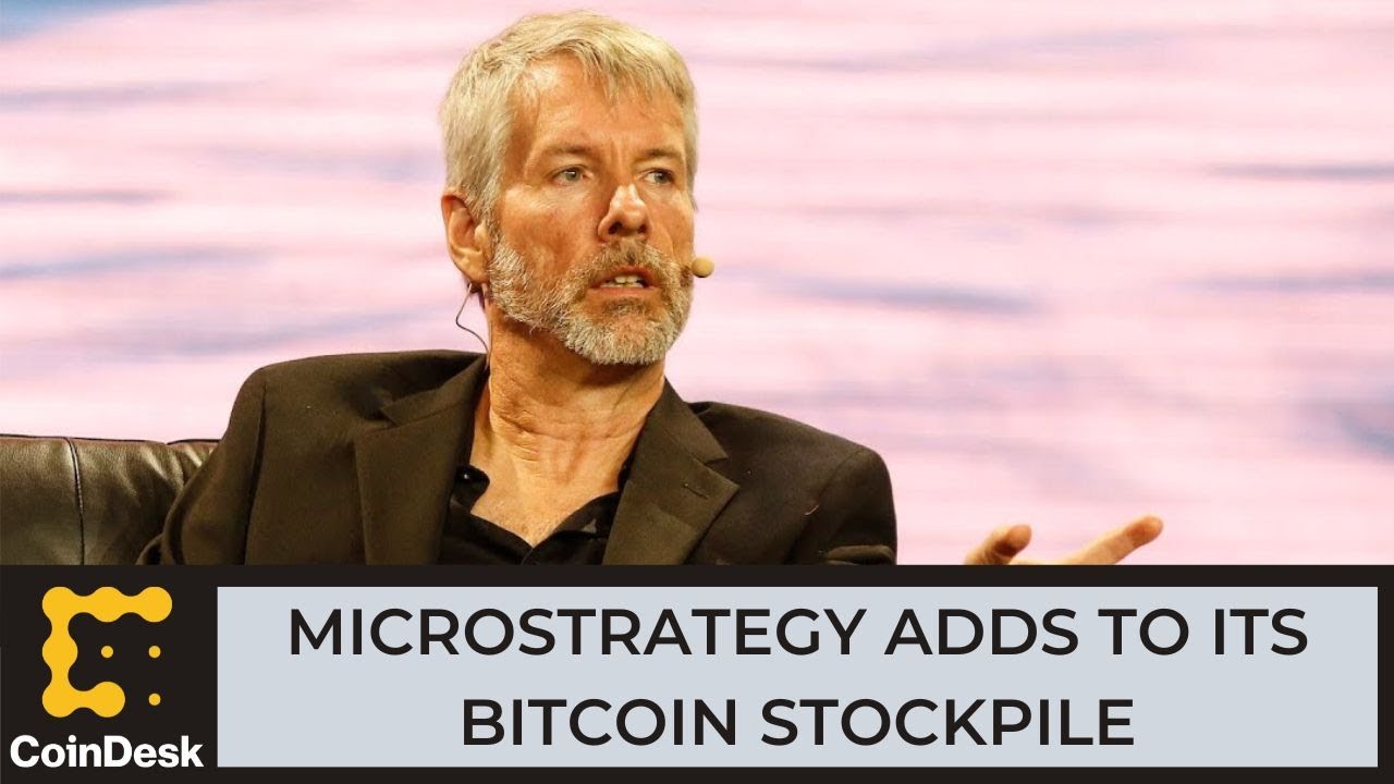 Michael Saylor's MicroStrategy Adds to Its Bitcoin Stockpile - YouTube