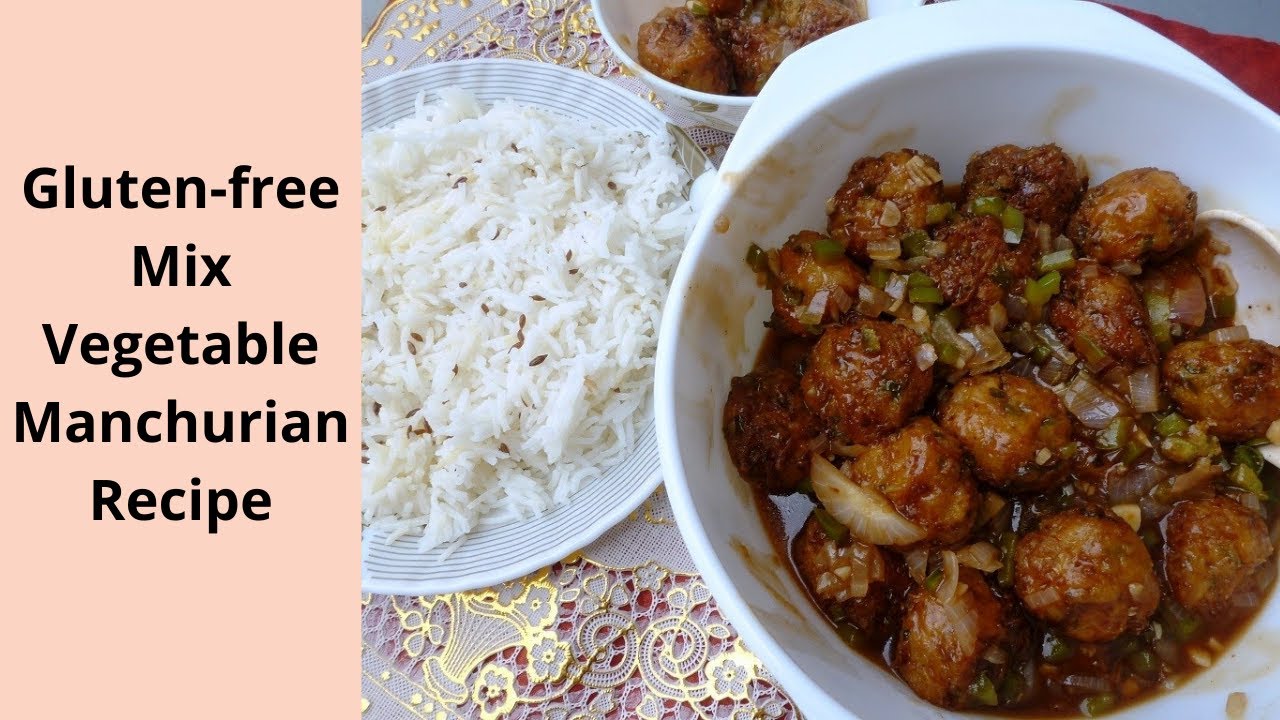 Mix vegetable manchurian with gravy /वेज मंचूरियन ग्रेवी रेसिपी/gluten ...