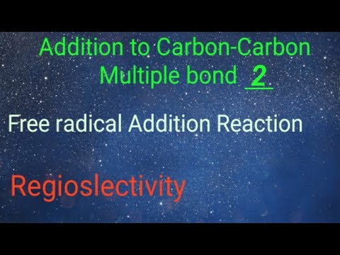 Addition to Carbon-Carbon Multiple Bond. Free Radical Addition Reaction ...