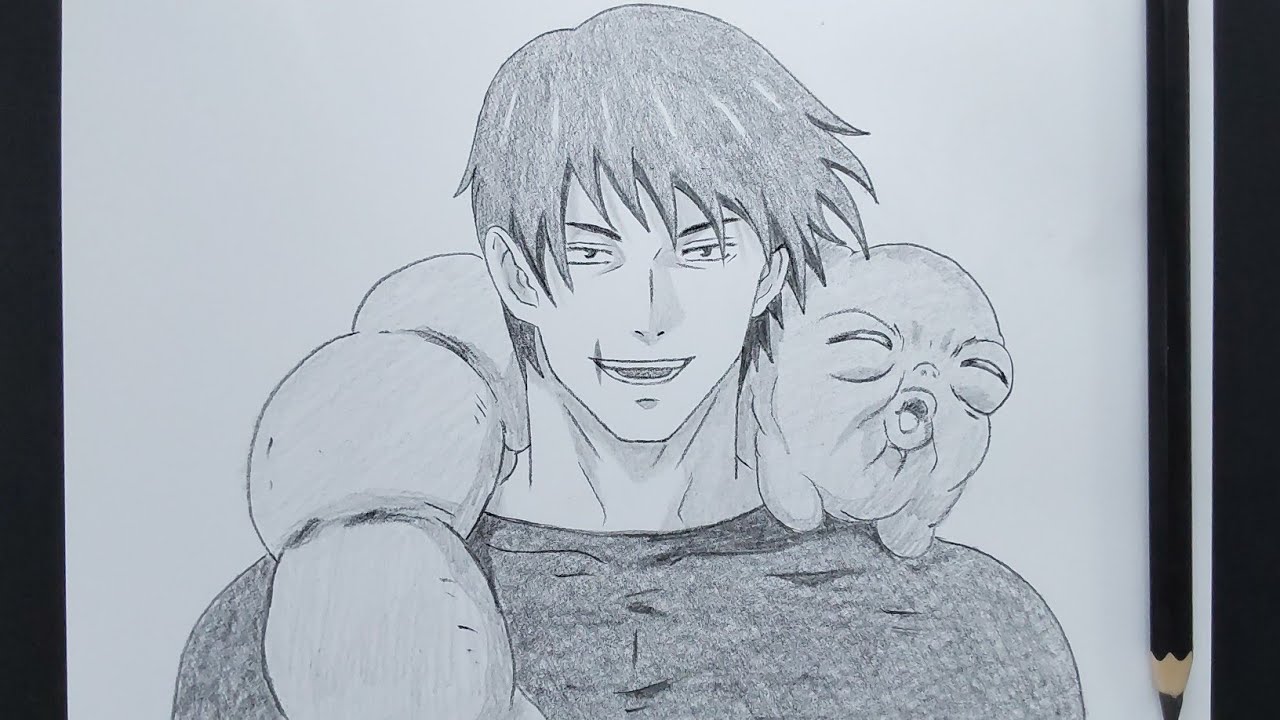 How To Draw Toji From Jujutsu Kaisen Step By Step || Easy Anime Drawing ...