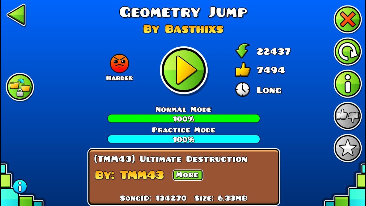 Geometry Dash 2.01 | The Robtop Games lost level "Geometry Jump" - YouTube