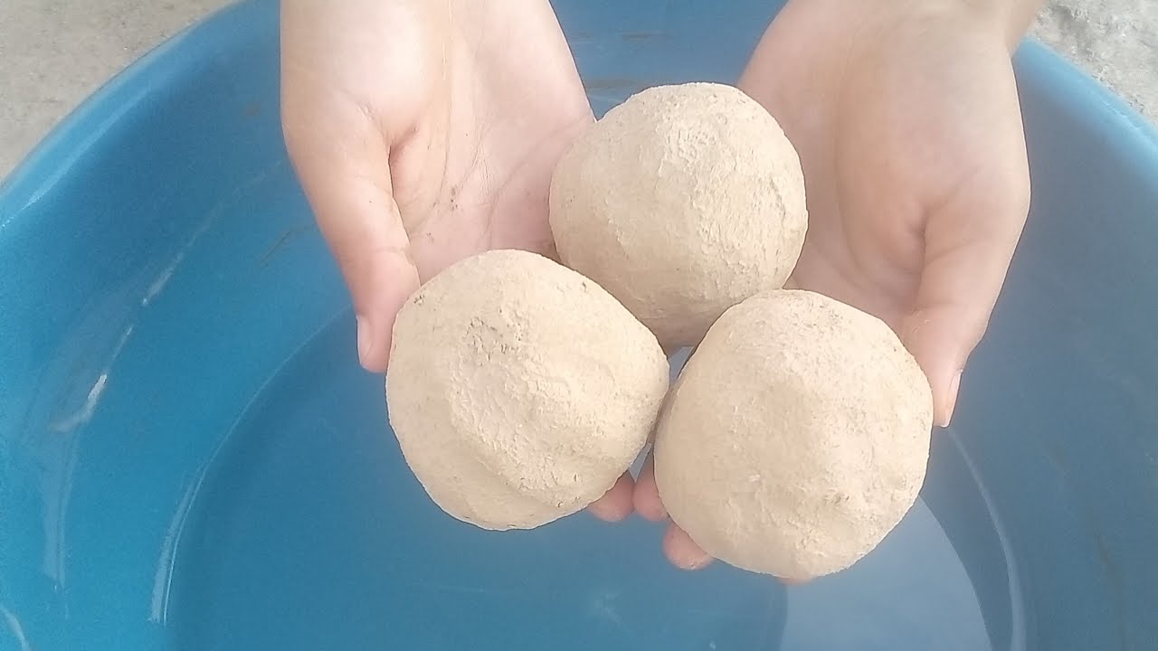pure mud balls crumbling vedio mouthwatring satisfy sound and vedio ...