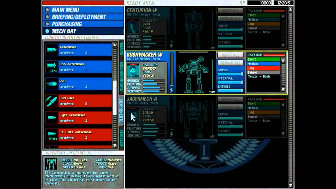 Let's Play MechCommander Gold: Op1M1 (Part 1) - YouTube