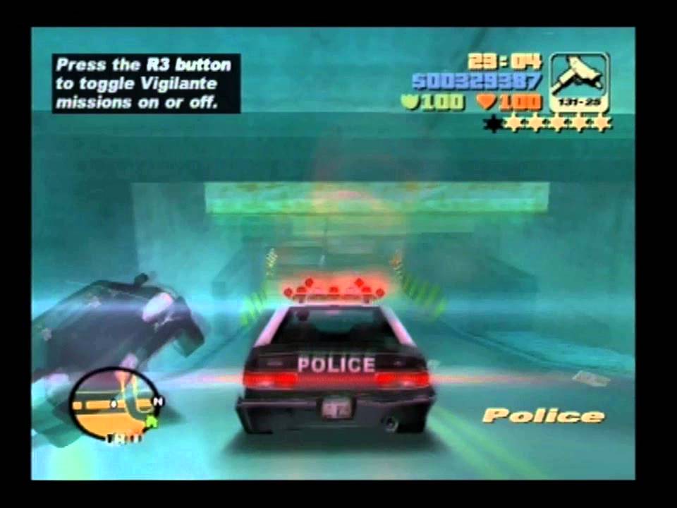 GTA 3 Vigilante Mode, Cops And Funny Moments PS2 Gameplay - YouTube