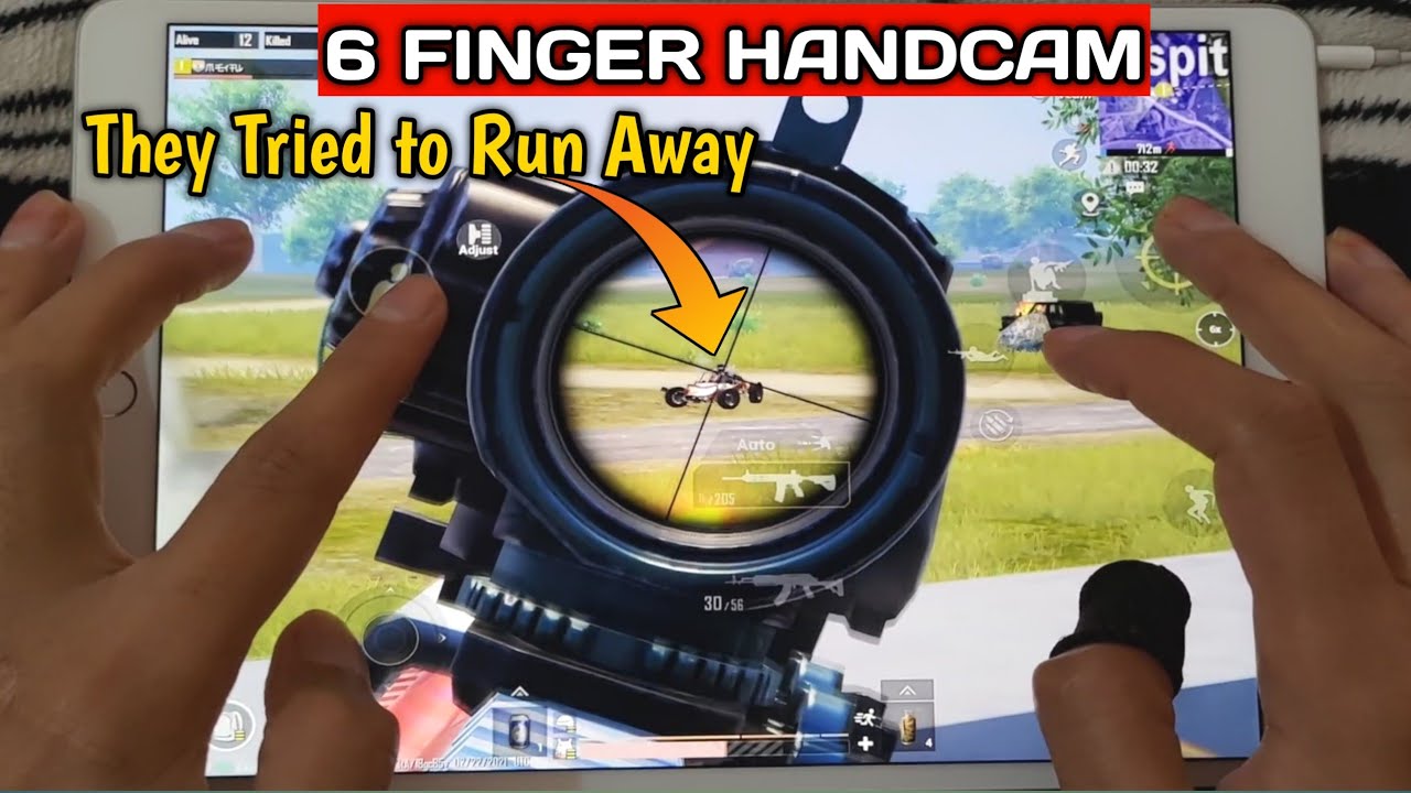 PUBG MOBILE 6 Finger Handcam #26 | iPad 7th Gen. Gameplay | ipad 10.2 ...