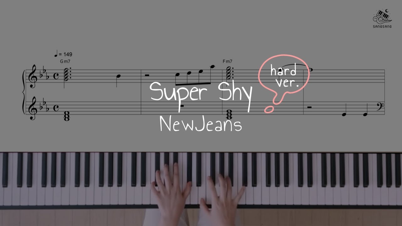 NewJeans - Super Shy | HARD Piano Tutorial - YouTube