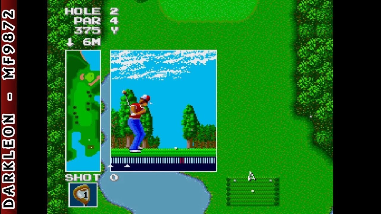 PC Engine - Power Golf (1989) - YouTube