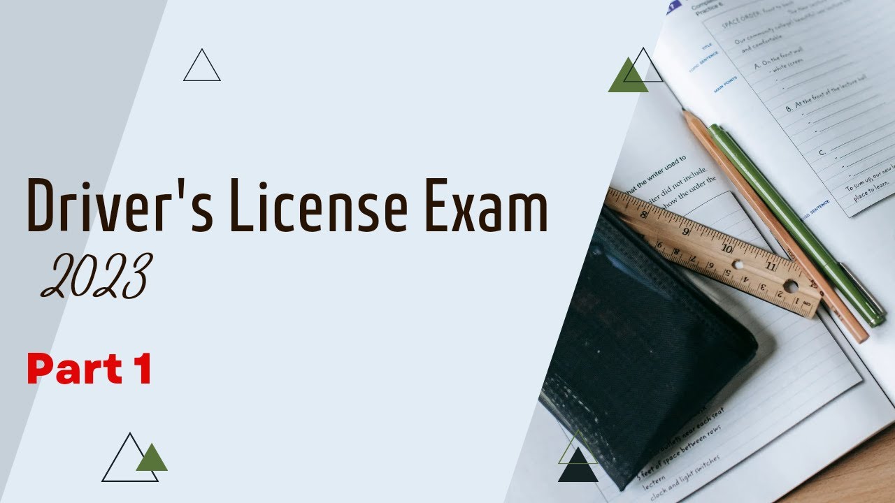 Question and Answer for Driver's License Exam 2023 - YouTube