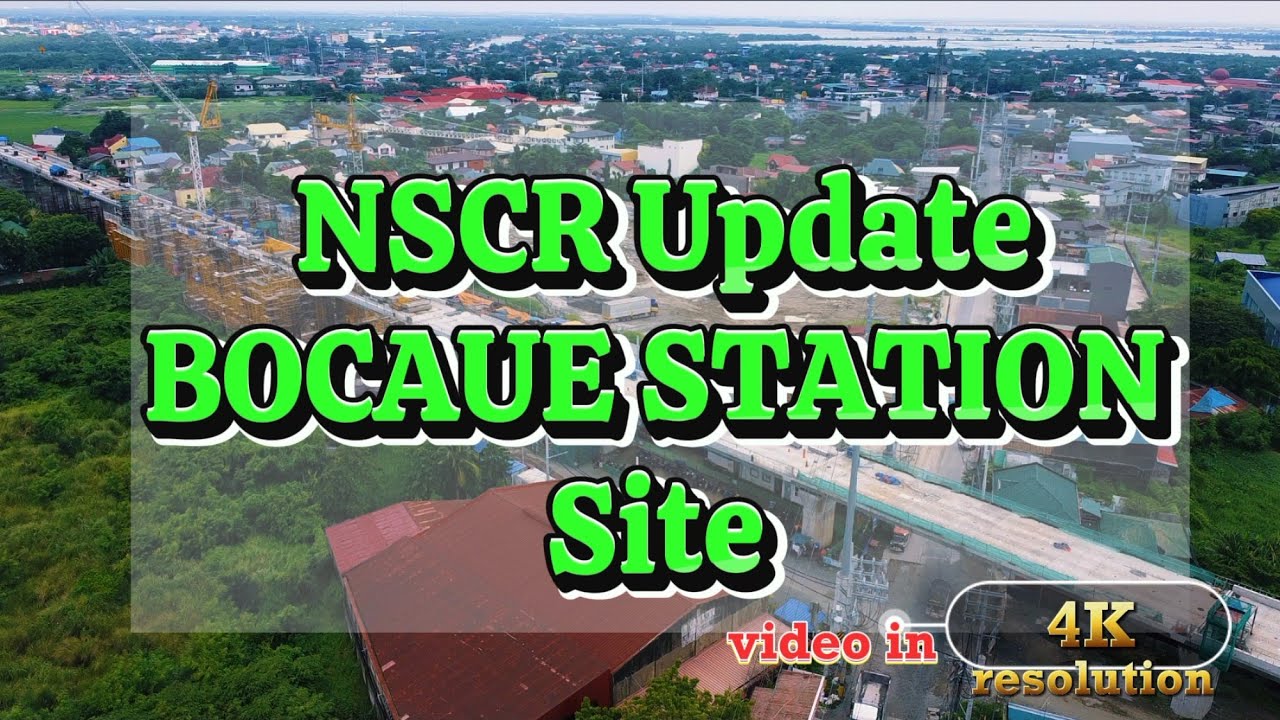 July 25,2023 NSCR/PNR Update Bocaue Station Site - YouTube