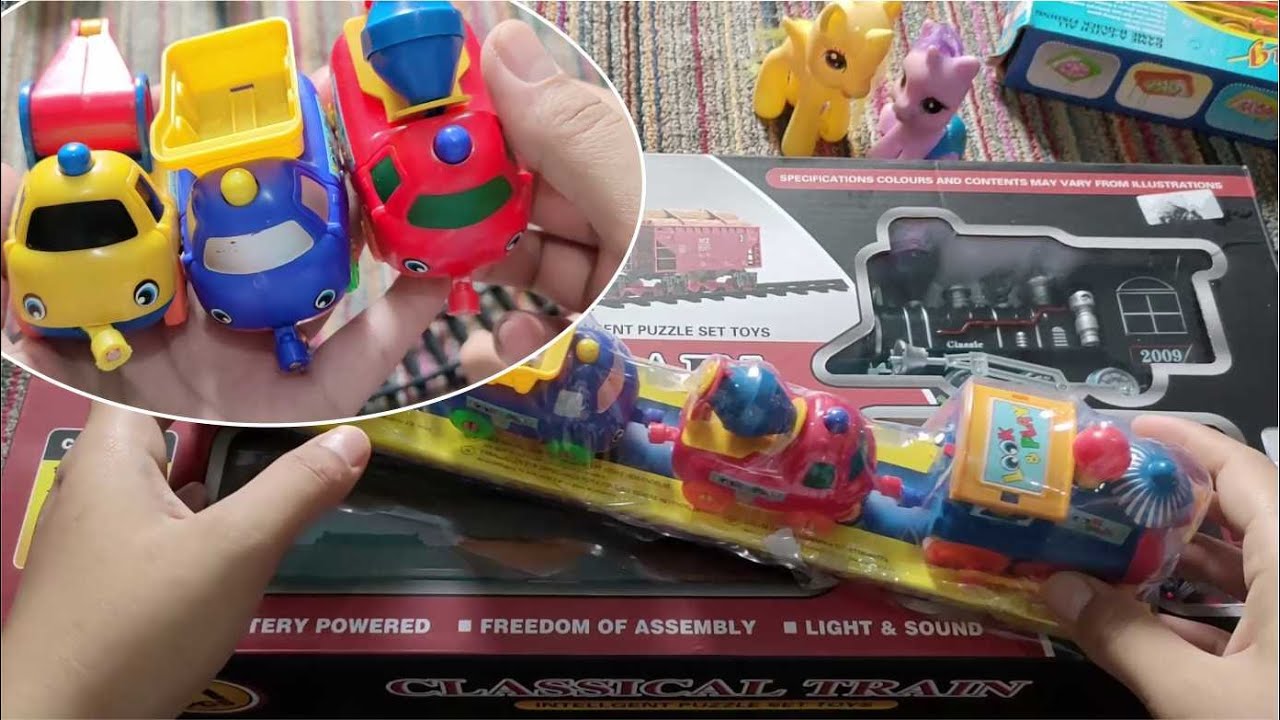 kereta api mainan anak anak - YouTube